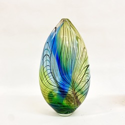 Colin Hawkins | Feather Obelisk (With A Heart Of Glass) | Loco Glass ...